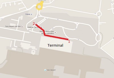 Collecting a Hire Car at Faro Airport