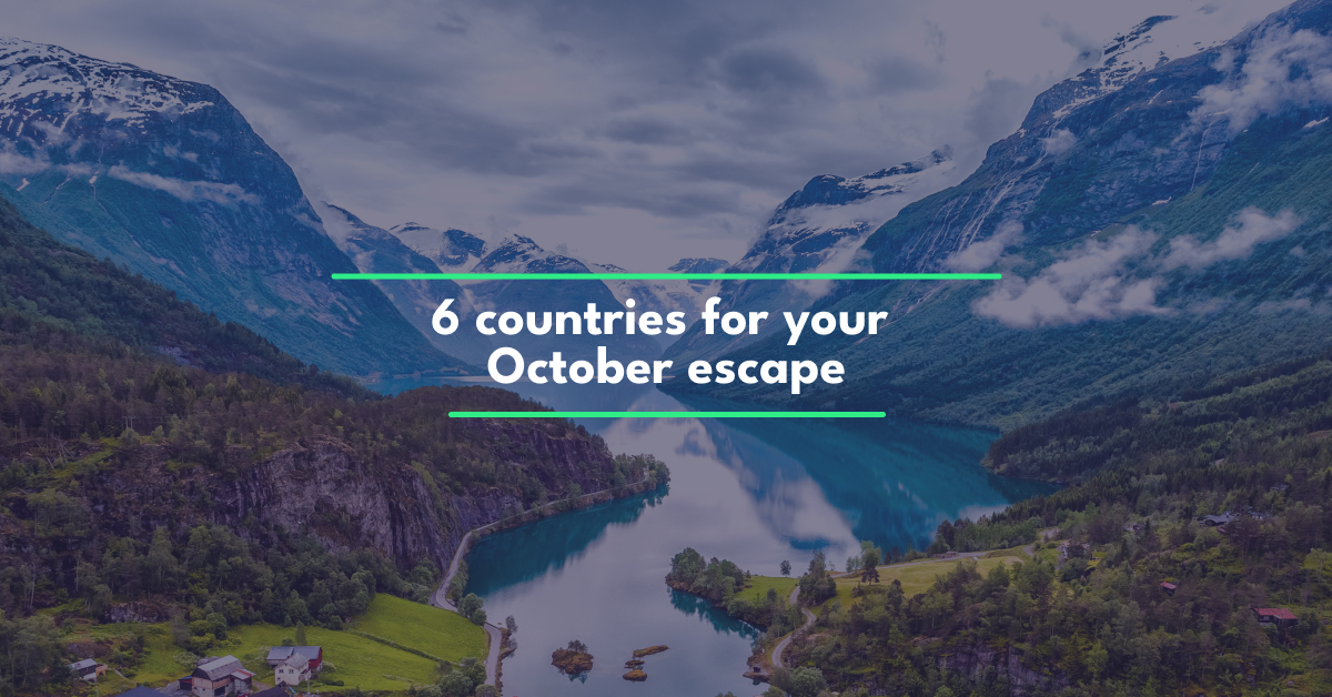 6 Countries For Your October Escape - On The Road with Zest Car Rental